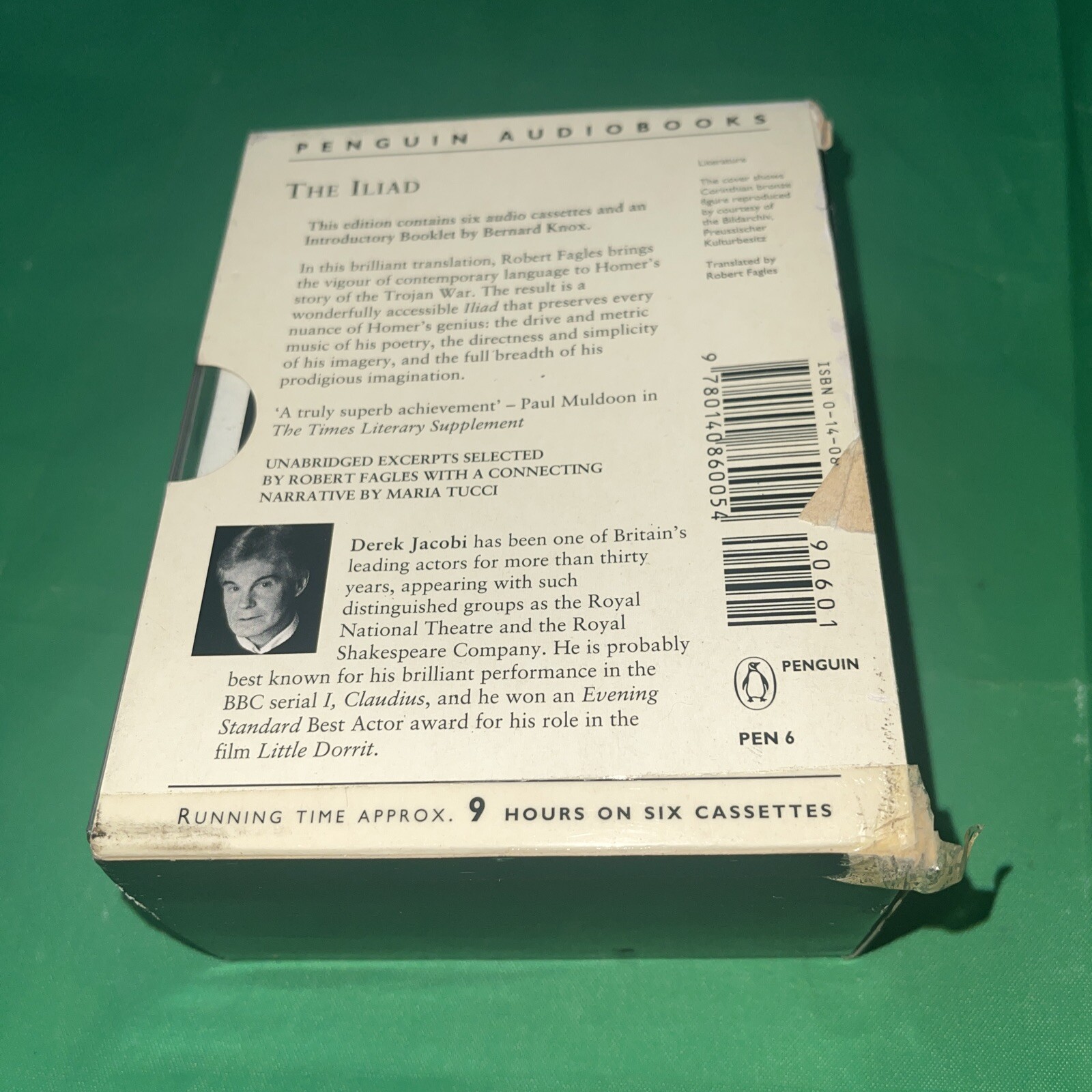 The Iliad by Homer, Robert Fagles (Cassette, 1993) 9780140860054 | eBay