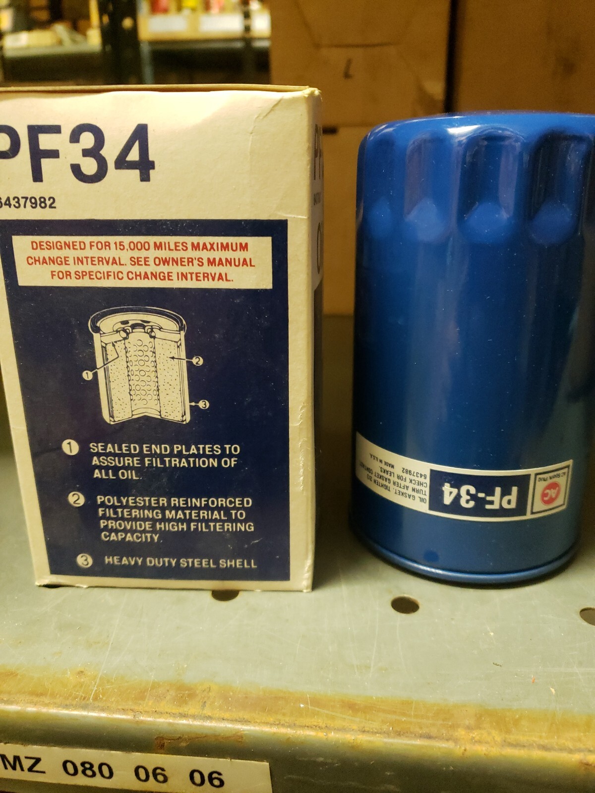 NOS AC PF34 1983-87 MERCEDES BENZ 4 Cylinder / Fits 1984-89 300zx Oil ...