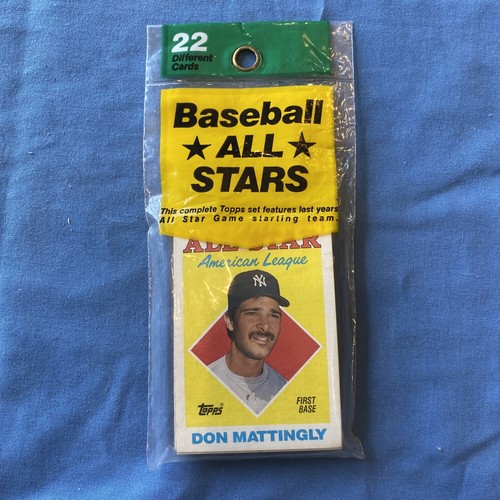 1988 TOPPS BASEBALL 1987 ALL-STARS COMPLETE SET OF 22 CARDS SEALED | eBay
