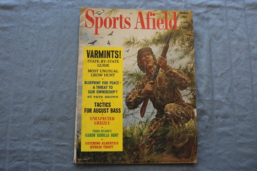 1963 AUGUST SPORTS AFIELD MAGAZINE - VARMINTS! COVER - SP 6175S | eBay