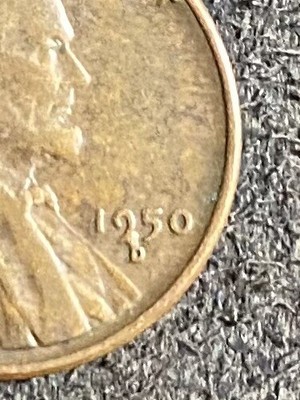 1950 D Wheat Penny Minor Error | eBay