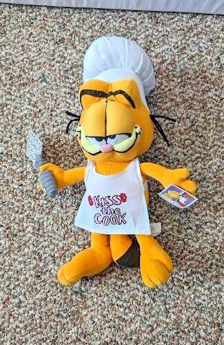 Garfield Kiss The Cook Plush Stuffed Animal | eBay