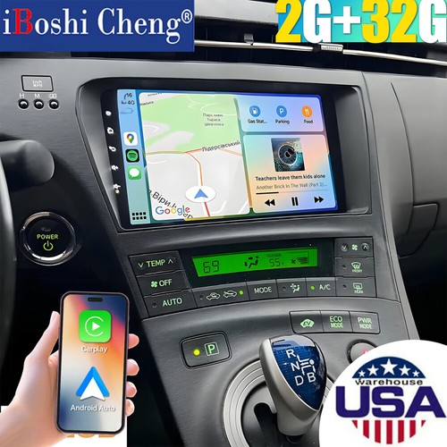 2+32G For Toyota Prius 2010-2015 Car Stereo Radio Android 13 Carplay ...