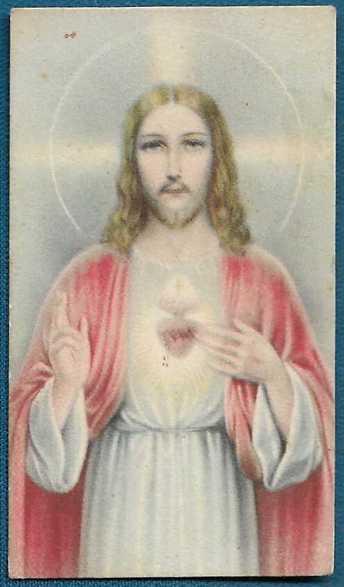 Jesus Christ - Holy card, vintage Catholic card 1960s. Croatia ! | eBay