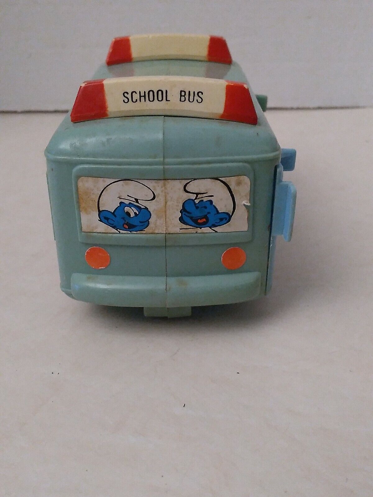 Vintage 1982 illco Smurf School Bus. 8.5" Long, Plastic. | eBay