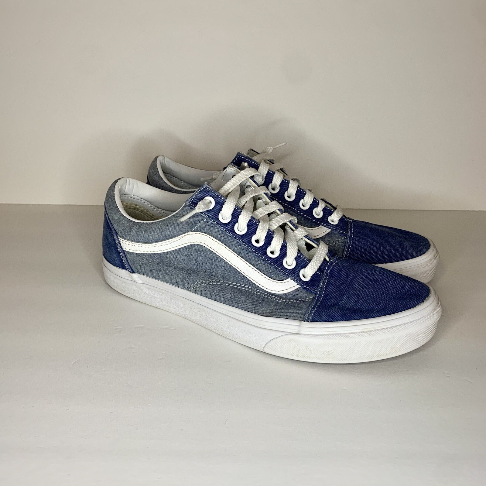 VANS DENIM OLD SKOOL MENS SZ 10.5 | eBay