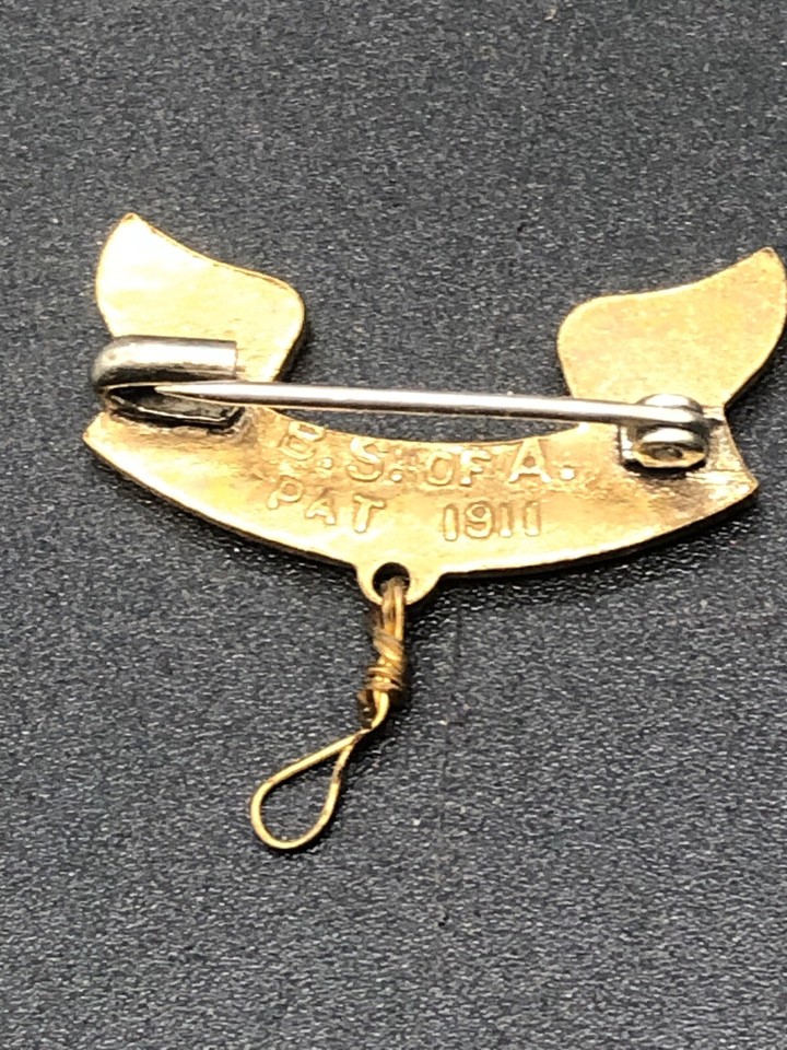 Original WWI period Boy Scouts hat badge Pin - 1911 Brass | eBay