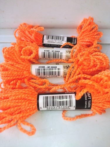 Needloft Plastic Canvas Yarn Lot Of 4 - 10 Yds 2 Ply 100% Nylon You ...