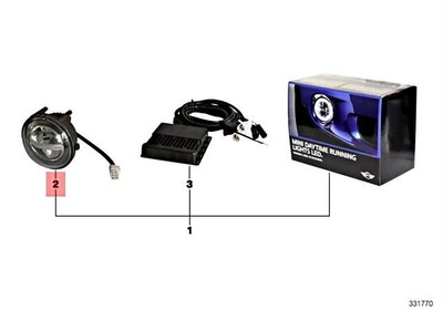 Genuine MINI Cooper JCW Individual Light Mini Day.Dr. Lights Led ...