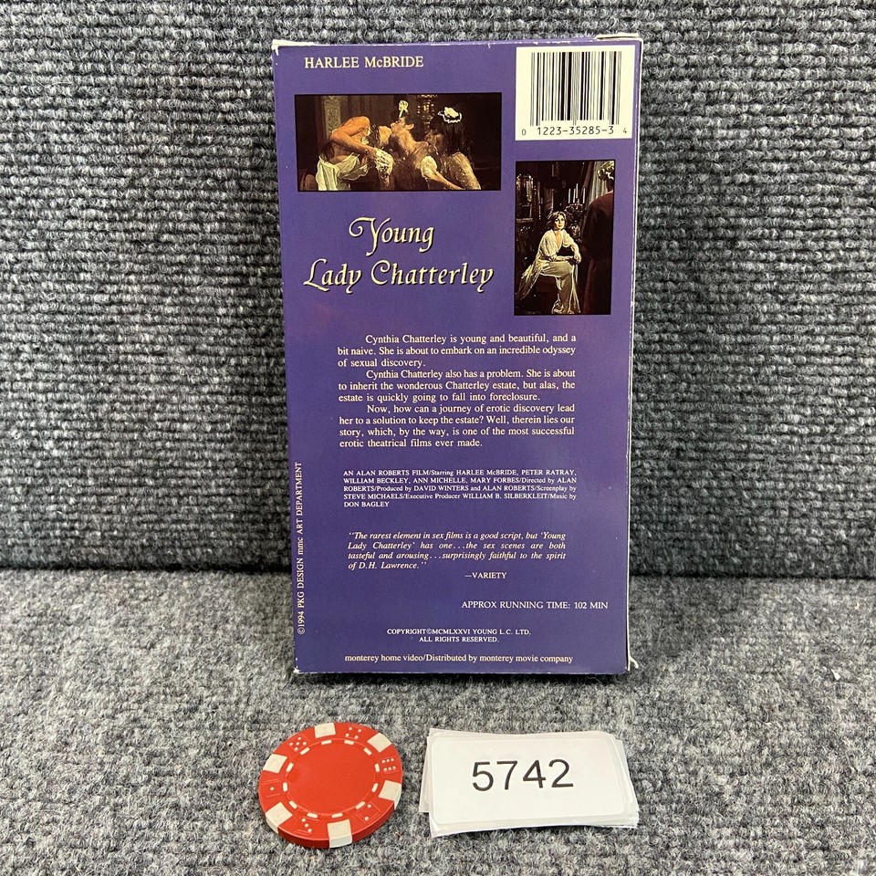 Young Lady Chatterley Harlee McBride, Peter Ratray 1994 Video VHS Alan ...