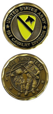 Challenge Coin - 1st Cavalry Division 2405 | eBay