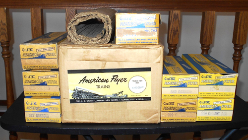 1953 AMERICAN FLYER S GAUGE K5358W "BOXES ONLY" THE CHALLENGER FREIGHT ...