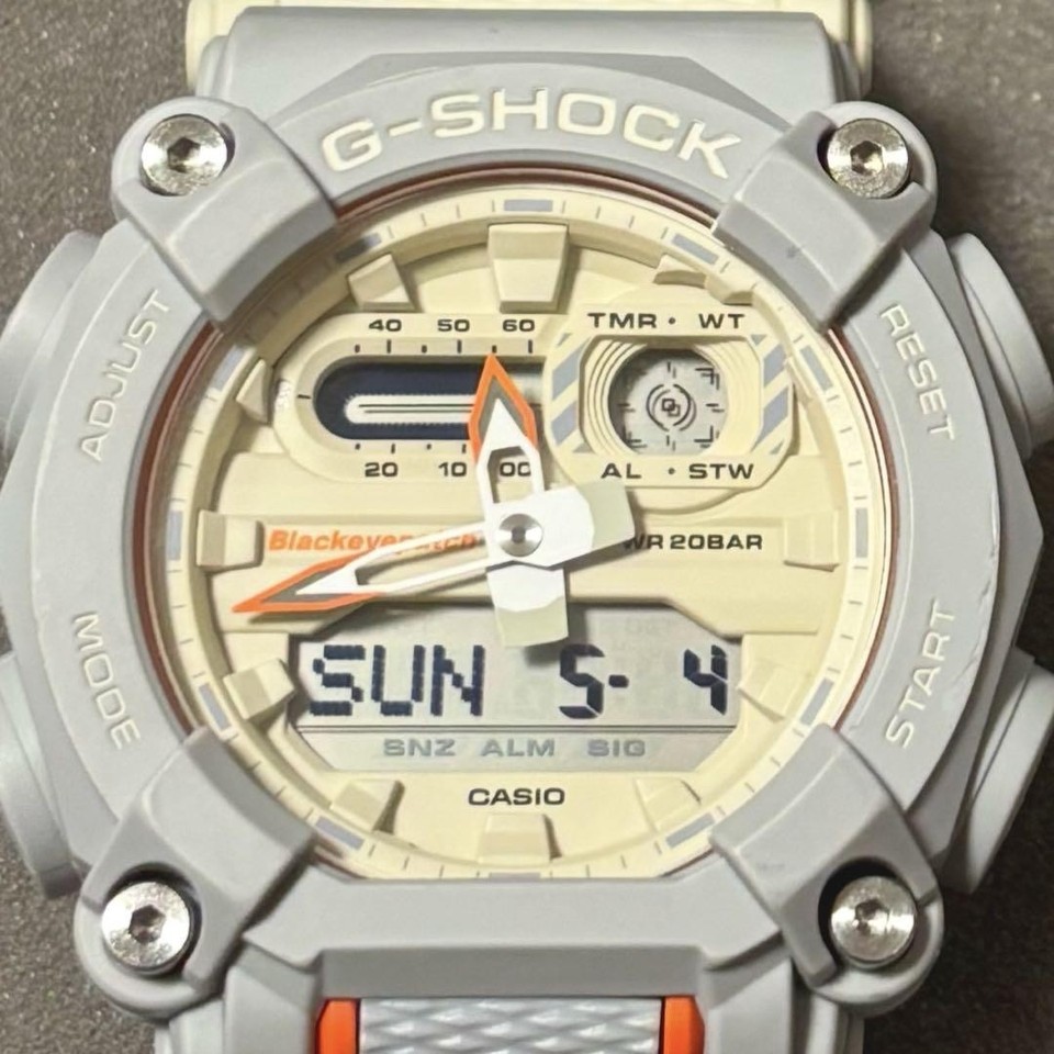 G-SHOCK BLACK EYE PATCH Collab Watch with Unused Band No Customs Fees ...