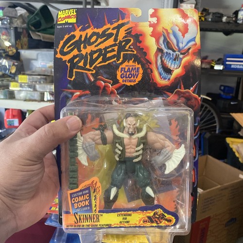 SKINNER Toy Biz 1995 Marvel Ghost Rider series figure | eBay