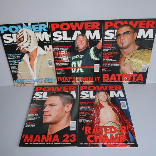 Power Slam Wrestling Magazine Bundle Edge Cena Batista Rey Mysterio HHH ...