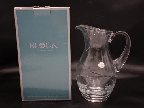 BLOCK CRYSTAL "LANCE" LARGE 42 OZ. PITCHER NEW IN BOX MADE IN POLAND | eBay