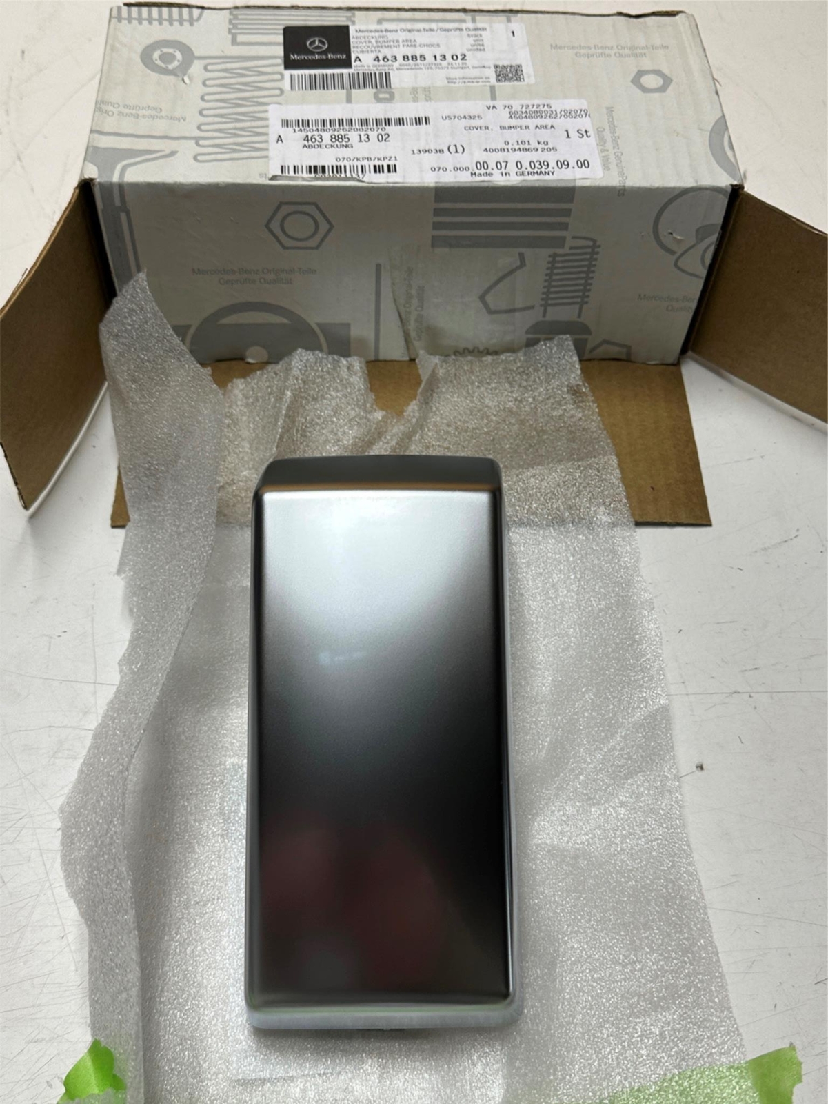 Genuine OEM Cover Bumper Area - Mercedes-Benz A-463-885-13-02 2002-05 ...