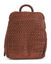 NWT VILENCA HOLLAND MADE IN ITALY LEATHER WOVEN BACKPACK COGNAC | eBay
