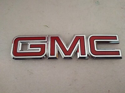 7' Inch GMC Sierra Tailgate Emblem Badge Logo Nameplate 15029627 | eBay