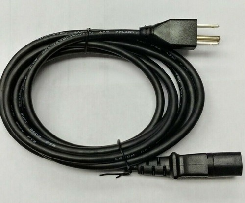 AC Power Cord Volex V1625 SVT 2 meters 18 AWG 10A Black Universal | eBay