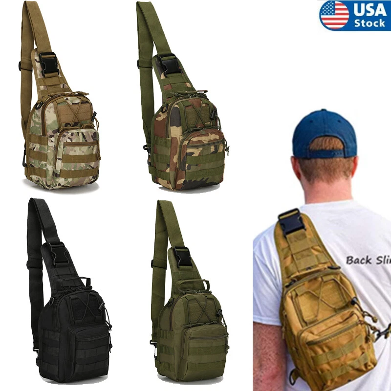 Spencer Men Tactical Sling Bag Military Molle Chest Algeria, 52% OFF