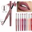 Double Head Long Lasting Waterproof Pencil Lipstick Pen Matte Lip Liner ...