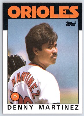 DENNY MARTINEZ 1986 TOPPS 86 NO 416 NRMINT+ 56308 | eBay