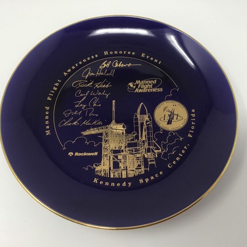 vintage NASA flight Awareness conmemorative plate IML 1992 | eBay