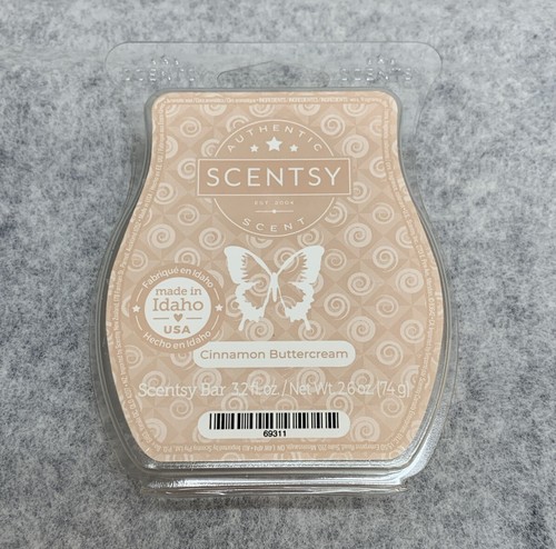 New Scentsy Authentic Scent Wax Bar for Warmers Cinnamon Buttercream 3. ...