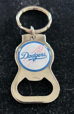 NEW Los Angeles Dodgers Bottle Opener Key Ring - Blue Logo / White ...