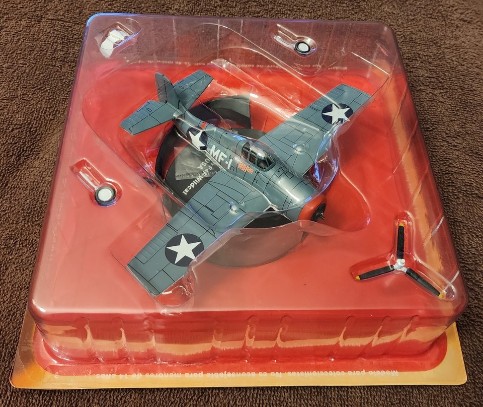 Altaya Grumman F4F Wildcat USA WWII 1:72 Fighter Plane Aircraft Diecast ...