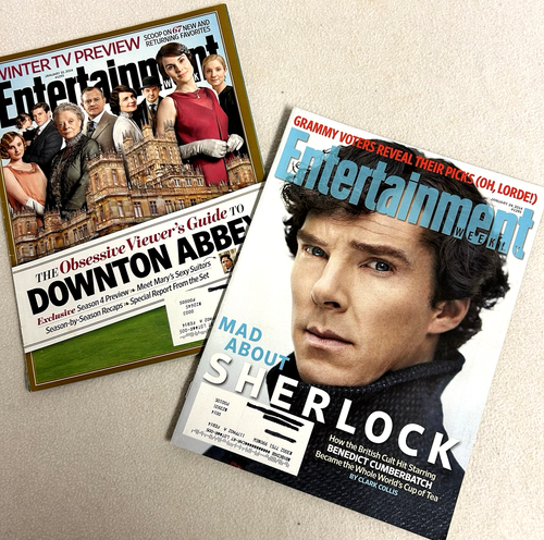 Entertainment Weekly Magazines Lot of 2 British Downton Abbey ...