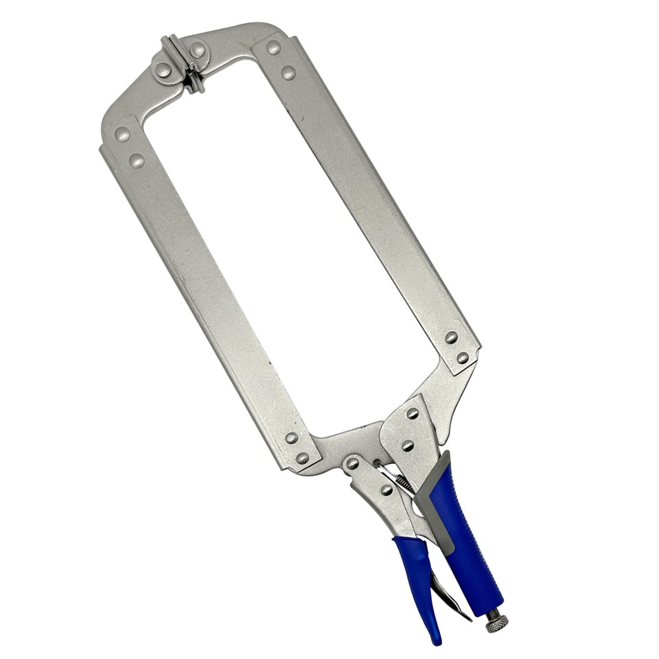 2pc Adjustable C Clamp 18" Large 460mm Welding Locking Mole Grip Pliers ...