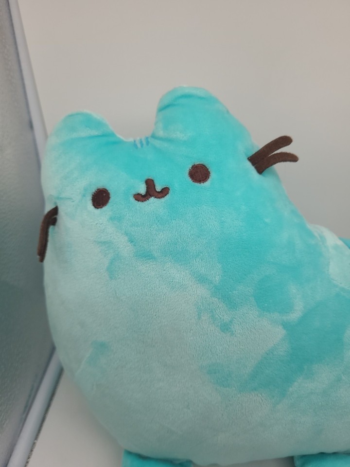 GUND Pusheen Dinosheen Blue Dino Dinosaur Cat Plush Stuffed Animal 16 ...