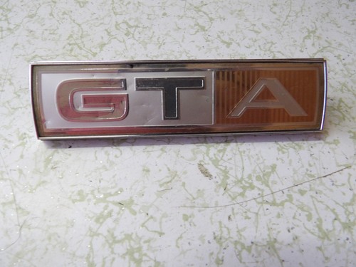 1967 67 Ford Mustang Fairlane ORG GTA Badge Emblem 289 HiPo 390 ...