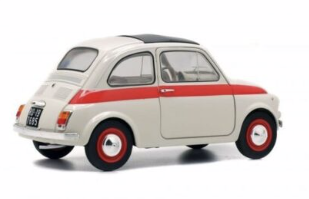 1/18 Solido Fiat 500 L Nuova 500 Sport 1960 Neuf Boite Livraison ...