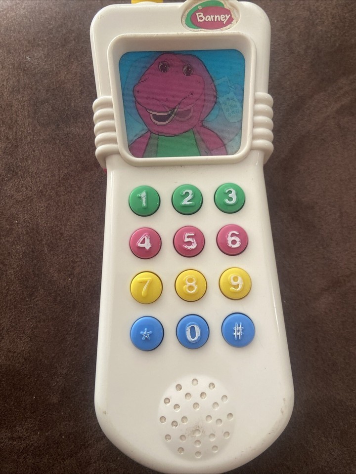VTG Barney Talking Phone Vintage Working | eBay