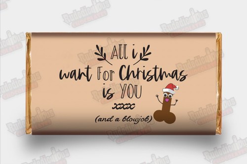 Rude Novelty Chocolate Bar Wrapper Funny Gift Present Birthday ...