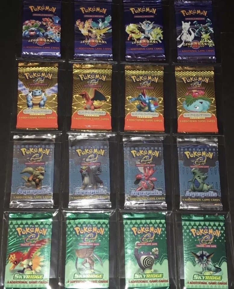 x6 Pokemon TCG Factory Sealed Booster Packs Custom Packs Lot Modern ...