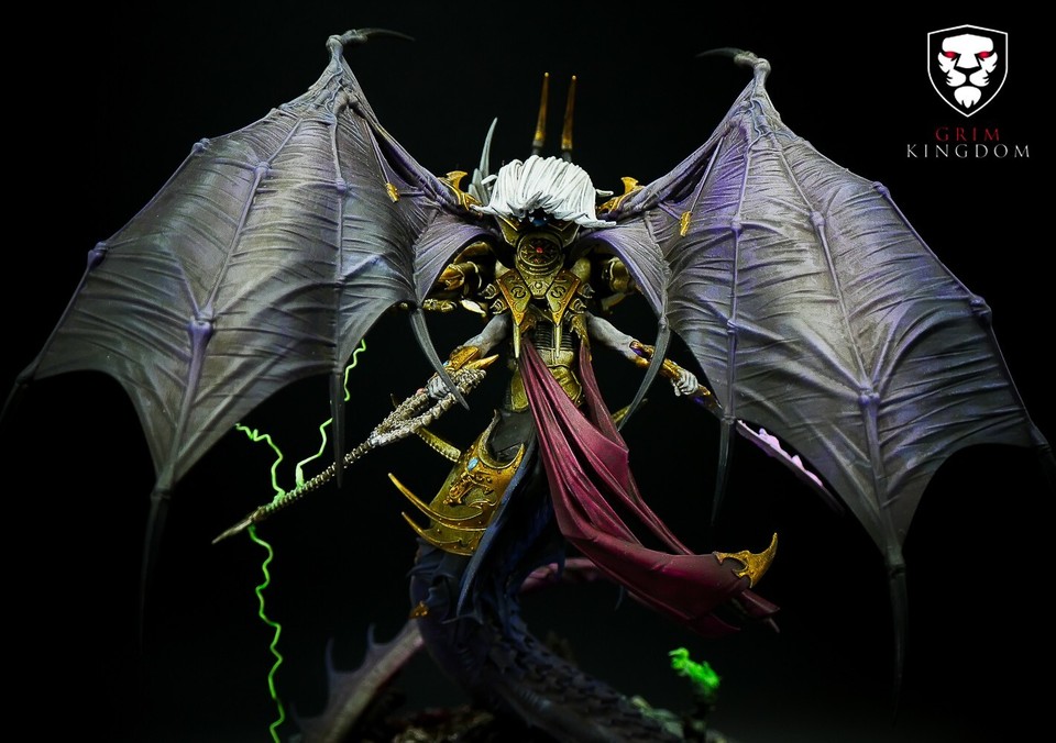 Warhammer 40k Fulgrim – Daemon Primarch of Slaanesh Pro Painted Ready 2 ...