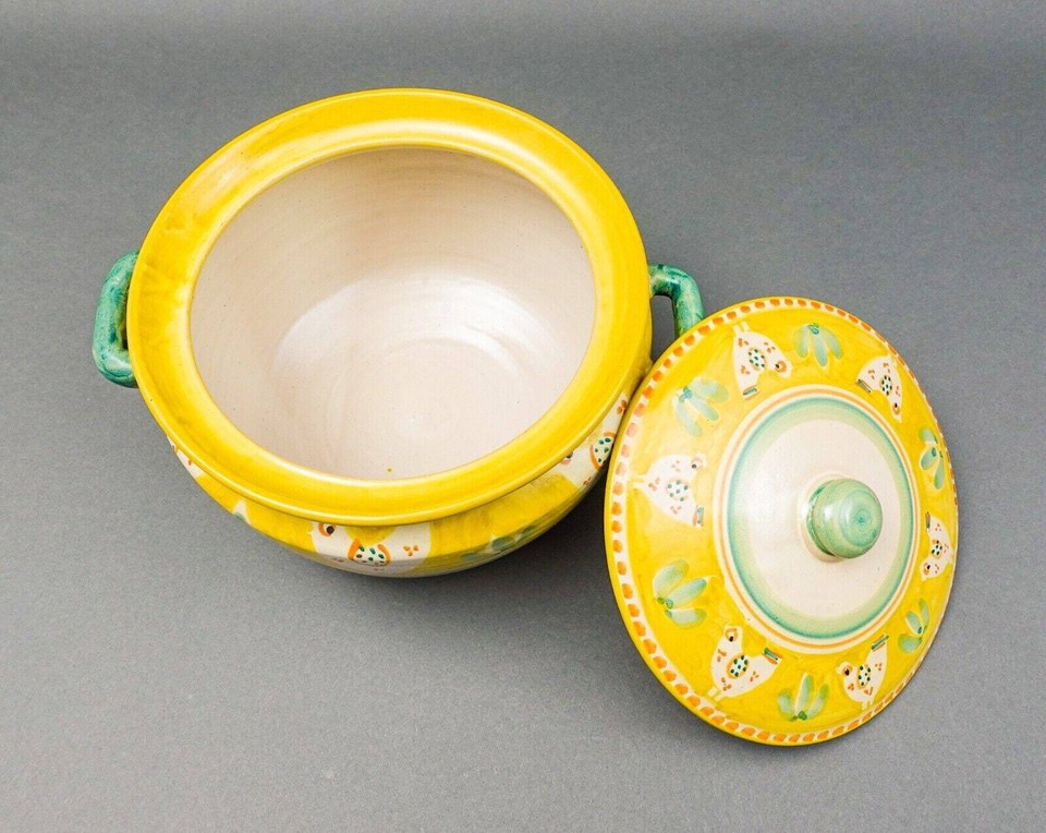 Solimene Vietri Camillo Positano Yellow Chicken Covered Soup Vegetable ...