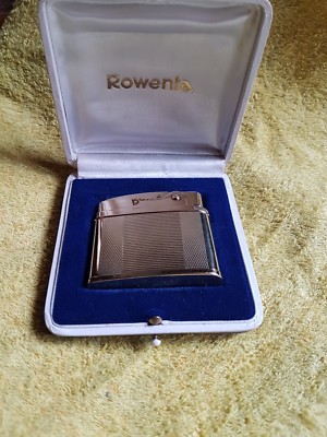 ROWENTA GAS-SNIP POCKET LIGHTER W. 8 KARAT/333 GOLD CASE - 1959-1970 ...