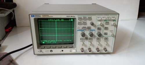 HP HEWLETT PACKARD 54602B 150 MHz 4 CHANNEL OSCILLOSCOPE W/POWER CORD ...