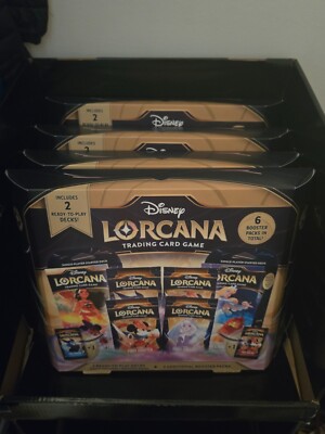 DISNEY LORCANA FIRST CHAPTER LOT 24 LOOSE BOOSTER PACKS SEALED FROM ...