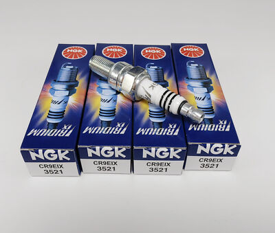 4pc CR9EIX NGK Iridium IX Spark Plug For SUZUKI GSXR Motorcycle Tune Up ...