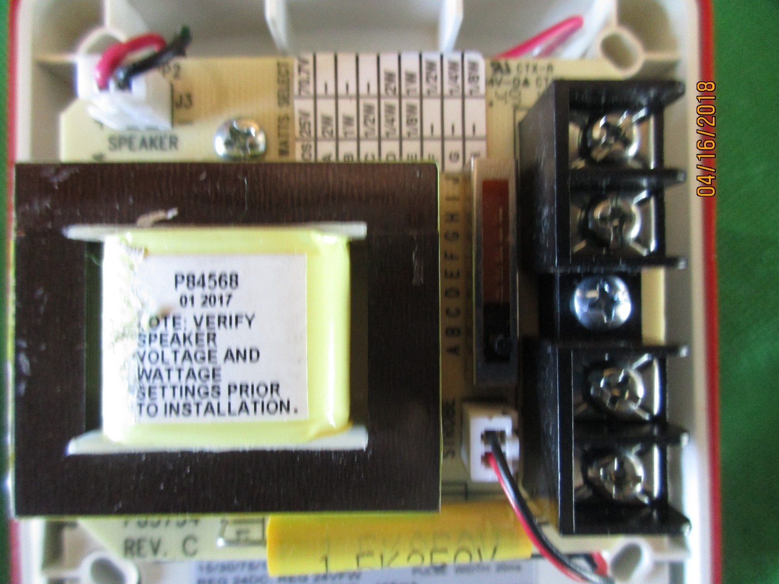 NEW EATON WHEELOCK FIRE EXCEDER LED 3 HIGH FIDELITY SPEAKER STROBE ...