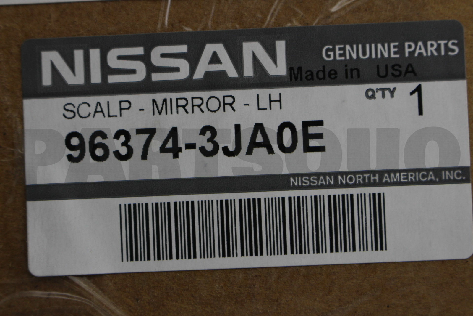 963743JA0E Genuine Nissan COVER-MIRROR BODY,LH 96374-3JA0E | eBay