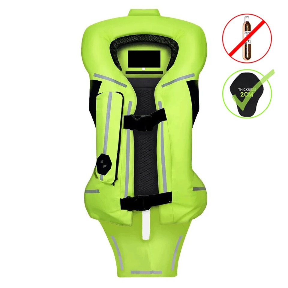 Motorcycle Airbag Vest Reflective Motorcycle Jacket Moto Racing Air Bag ...