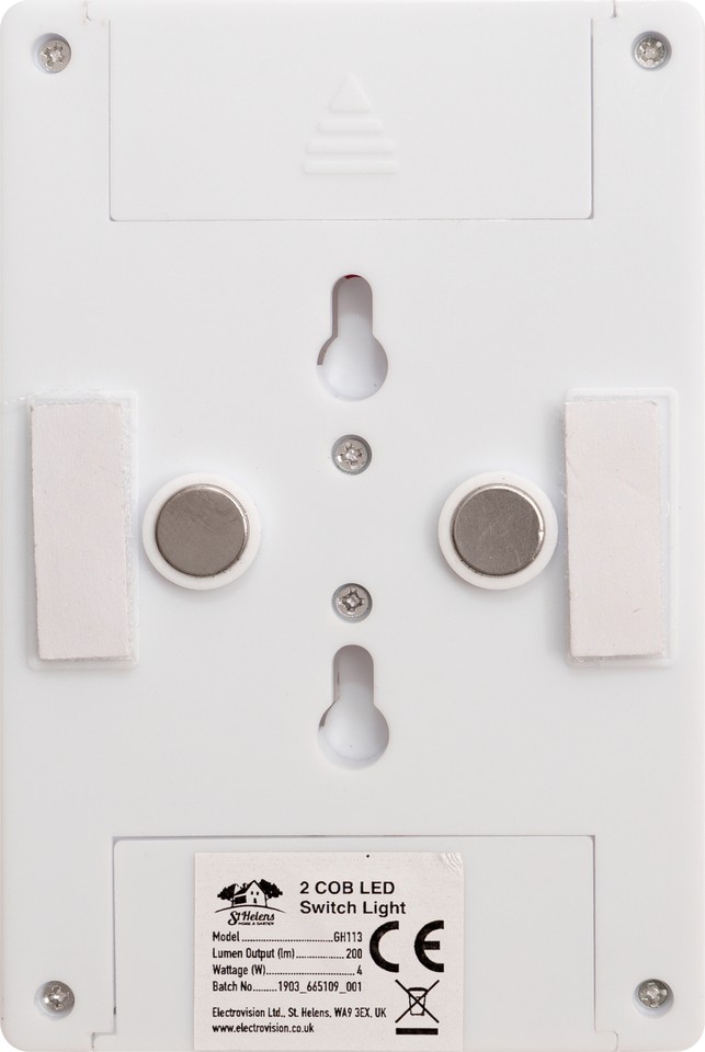 Shed Garage 2 COB LED Wireless Battery Operated Light Switch with On ...