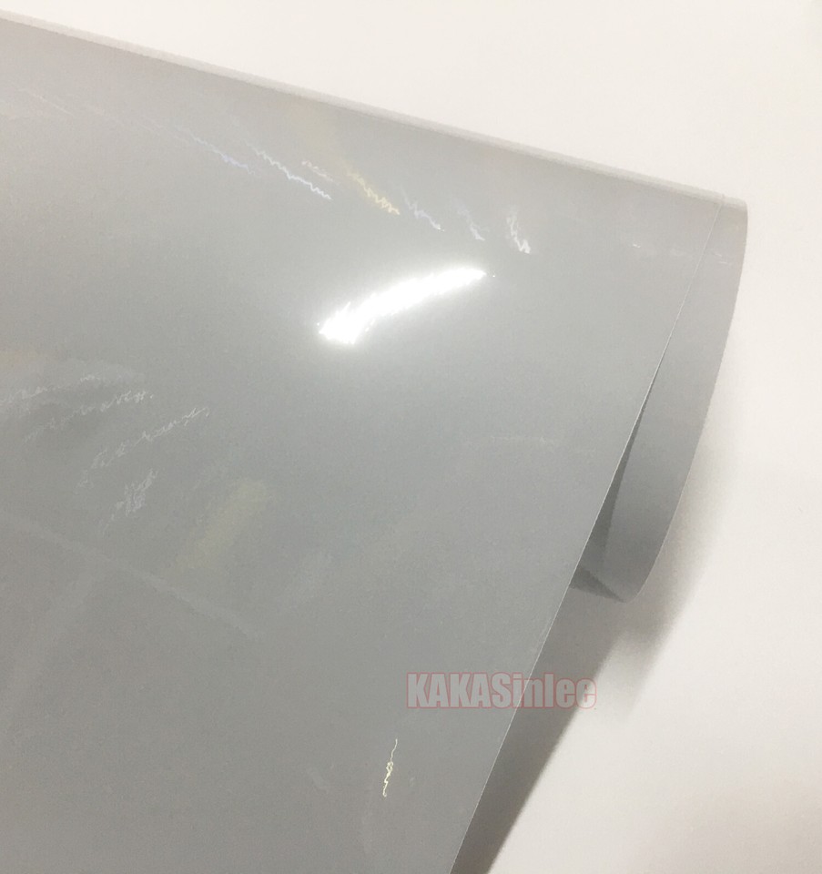 80FT Stretch Full Car Truck Wrap L Grey Gloss Crystal Paint SUV Vinyl ...